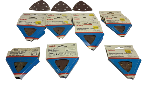 Bosch Detail Sanding Triangles & Backing Pad | eBay