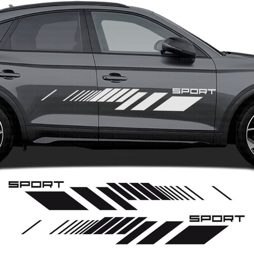 Car stickers side stripe Sport Stripes compatible with Audi Q5 | eBay