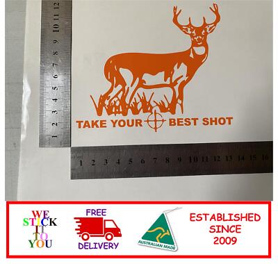 TAKE YOUR BEST SHOT BUMPER STICKER,VINYL DECAL,WINDOW STICKER,LAPTOP ...