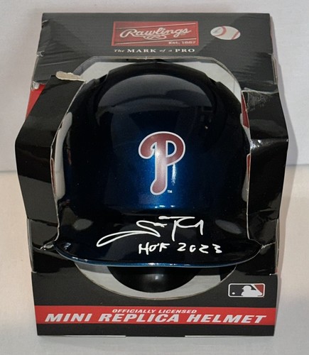 Scott Rolen Autograph Signed Philadelphia Phillies Mini Helmet w/ HOF ...