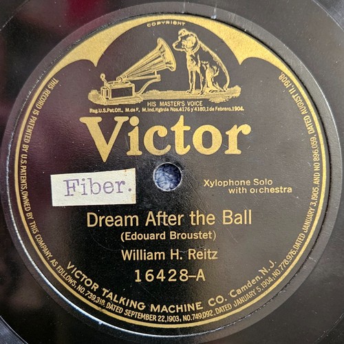 78 RPM 10": Victor 16428 William Reitz Dream After The Ball / Brightest ...