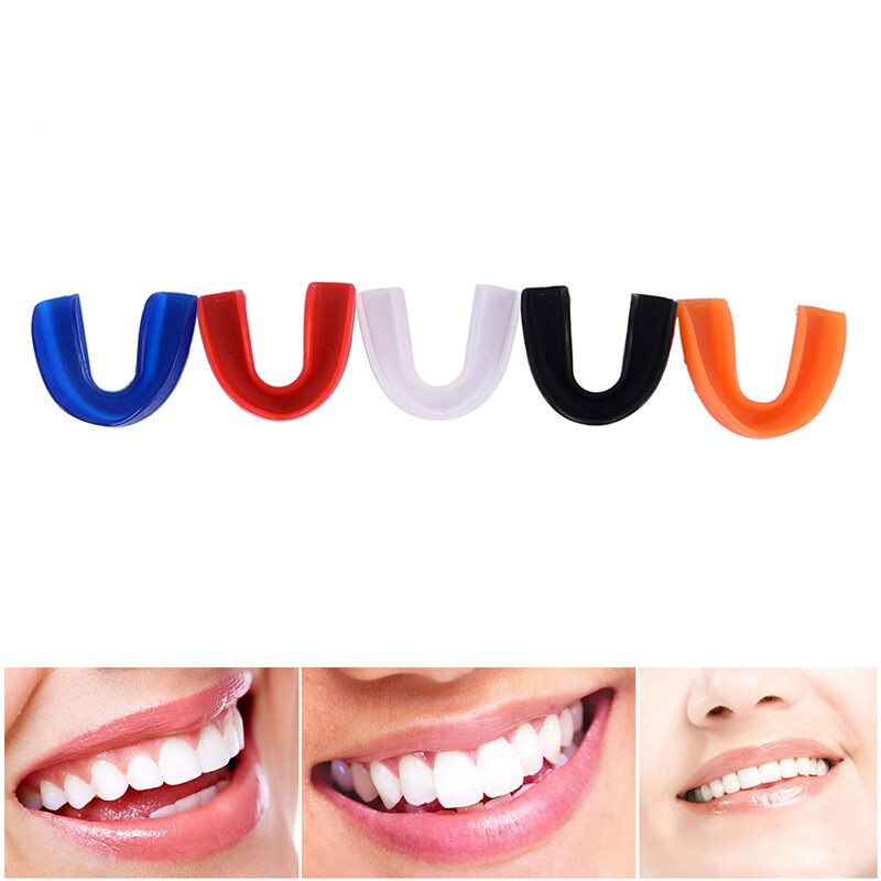 Single-sided Teeth Guard Mouthguard Sports Tooth Protector with Plastic ...