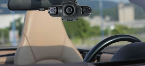 1x 360° Dash Cam Recorder 3 Channel 2K Car Camera DVR Vehicle Video G ...