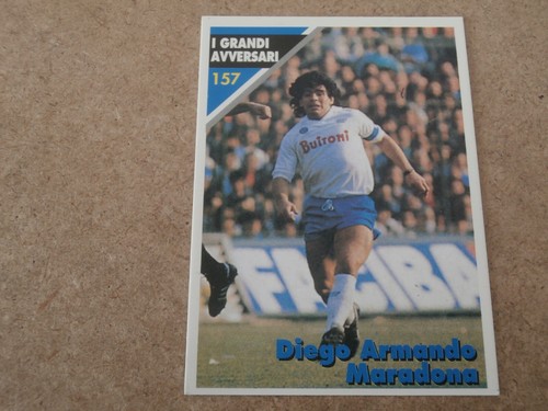 DIEGO MARADONA, NAPOLI / NAPLES, 1992 FOOTBALL ROOKIE CARD (JT29) | eBay