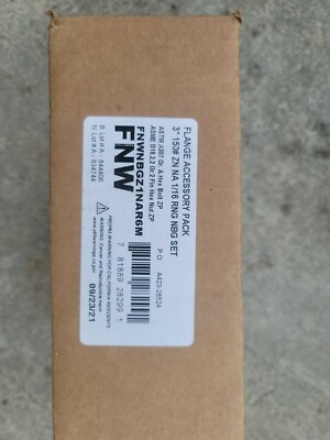 Flange Accessory Pack 3" 150# ZN NA 1/16 RNG NBG SET **FREE SHIPPING ...