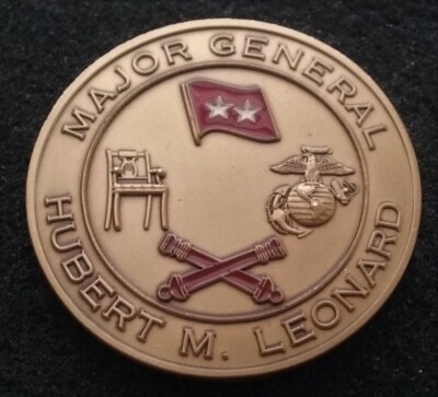 AUTHENTIC 2 Star General USMC SecArmy Secretary Army Aide Leonard ...