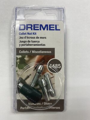Dremel 4485 Quick Change 5 Piece Collet Nut Kit 80596000196| eBay