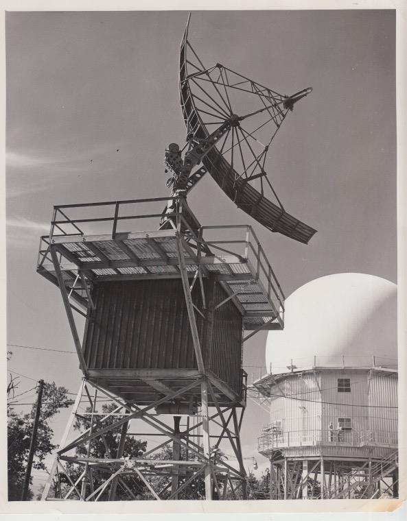 Height Finder radar scans the sides at the U.S. Army 10/8/57- 8 x 10 ...