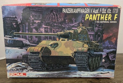 1994 DML 1:35 Panzerkampfwagen V Ausf.F Panther F Model #9008 Tank ...
