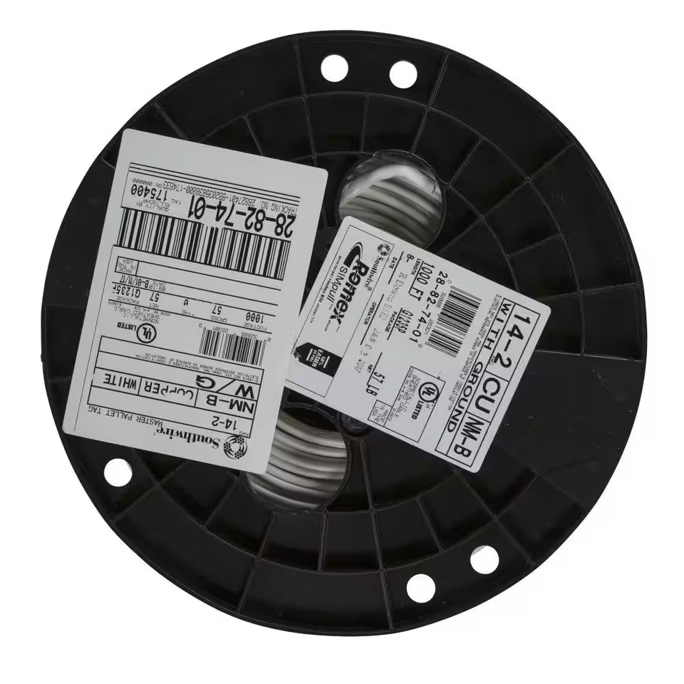 1,000 Ft. 14/2 Solid Romex Simpull CU NM-B W/G Wire | eBay