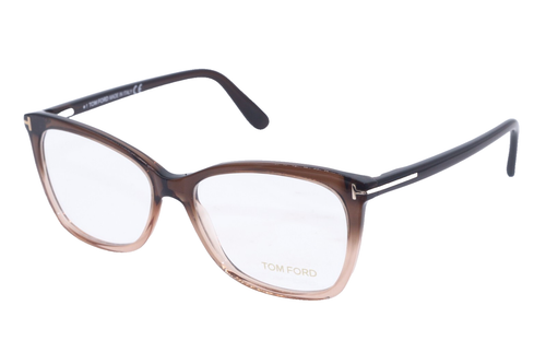 NEW TOM FORD TF 5514 050 BROWN BEIGE FADE AUTHENTIC EYEGLASSES FRAMES ...