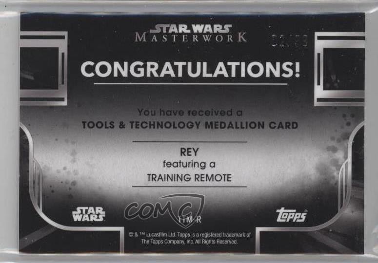 2022 Star Wars Masterwork Tools & Technology Medallion Relics Green 2/99 Rey i6e | eBay