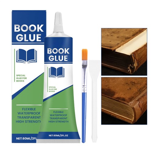 60ml Book Glue, Book Repair Glue Strong Adhesive Quick-dry | eBay