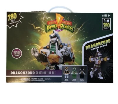 Megazord Mighty Morphin Power Rangers Construction Building Set 280pc ...