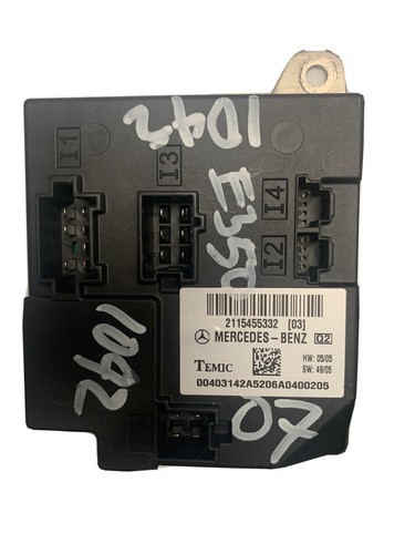 06-11 MERCEDES BENZ W211 W219 CLS E CLASS BCM BODY CONTROL MODULE UNIT ...