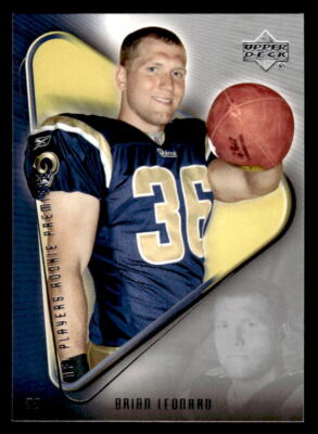 2007 Upper Deck Rookie Premiere Box Set Brian Leonard #17 St. Louis ...