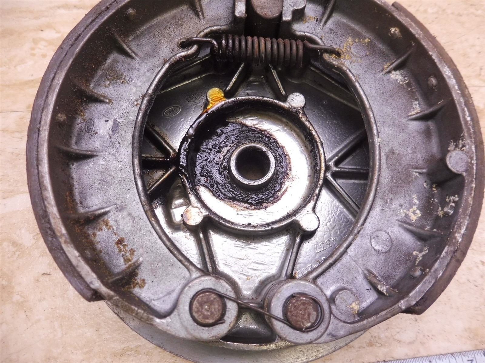 1974 Jawa-CZ 175 Model 477 CZ175 S686-2> front hub brake plate | eBay