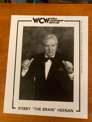 wcw promo photo 8x10 art print BOBBY THE BRAIN HEENAN wrestling wwe | eBay