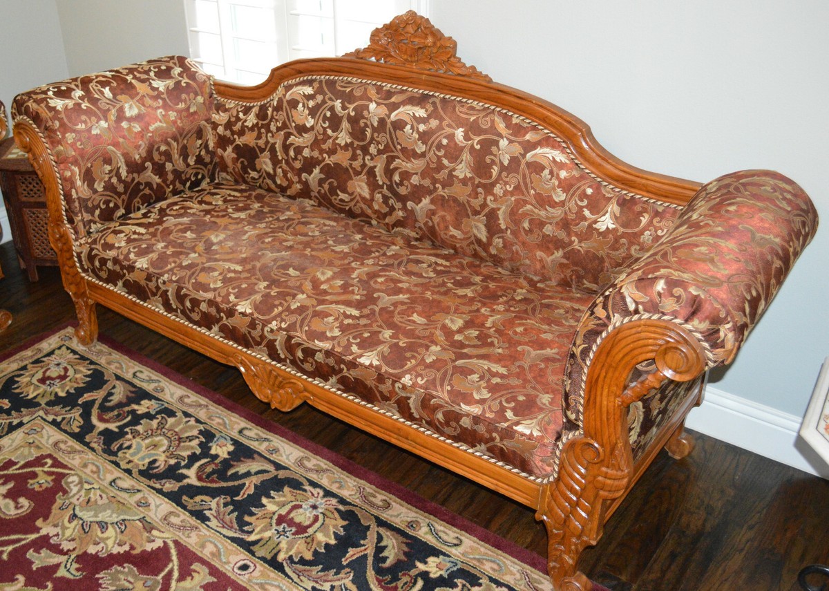 Vintage Wooden Couch