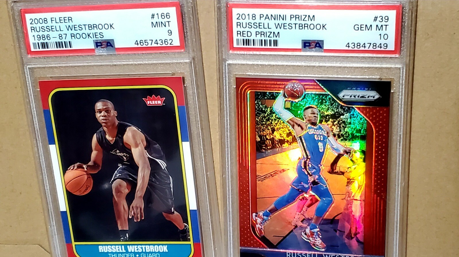 Russell westbrook rookie card psa 10 And Psa 9 | eBay