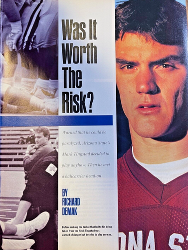 1989 Mark Tingstad Arizona State Sun Devils illustrated | eBay