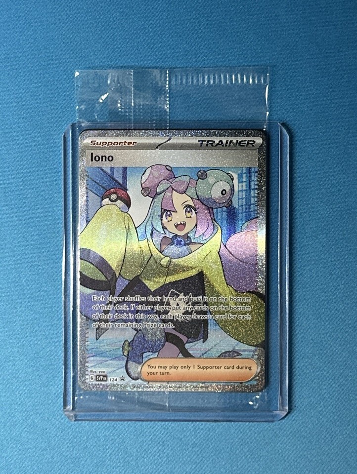 Iono SVP124 Pokemon Premium Tournament Collection Sealed Black Star ...