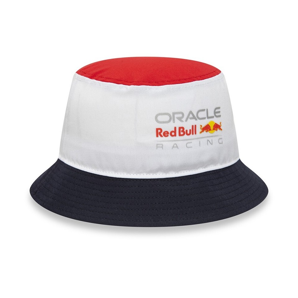 Red Bull Racing F1 Color Block Bucket Hat | eBay