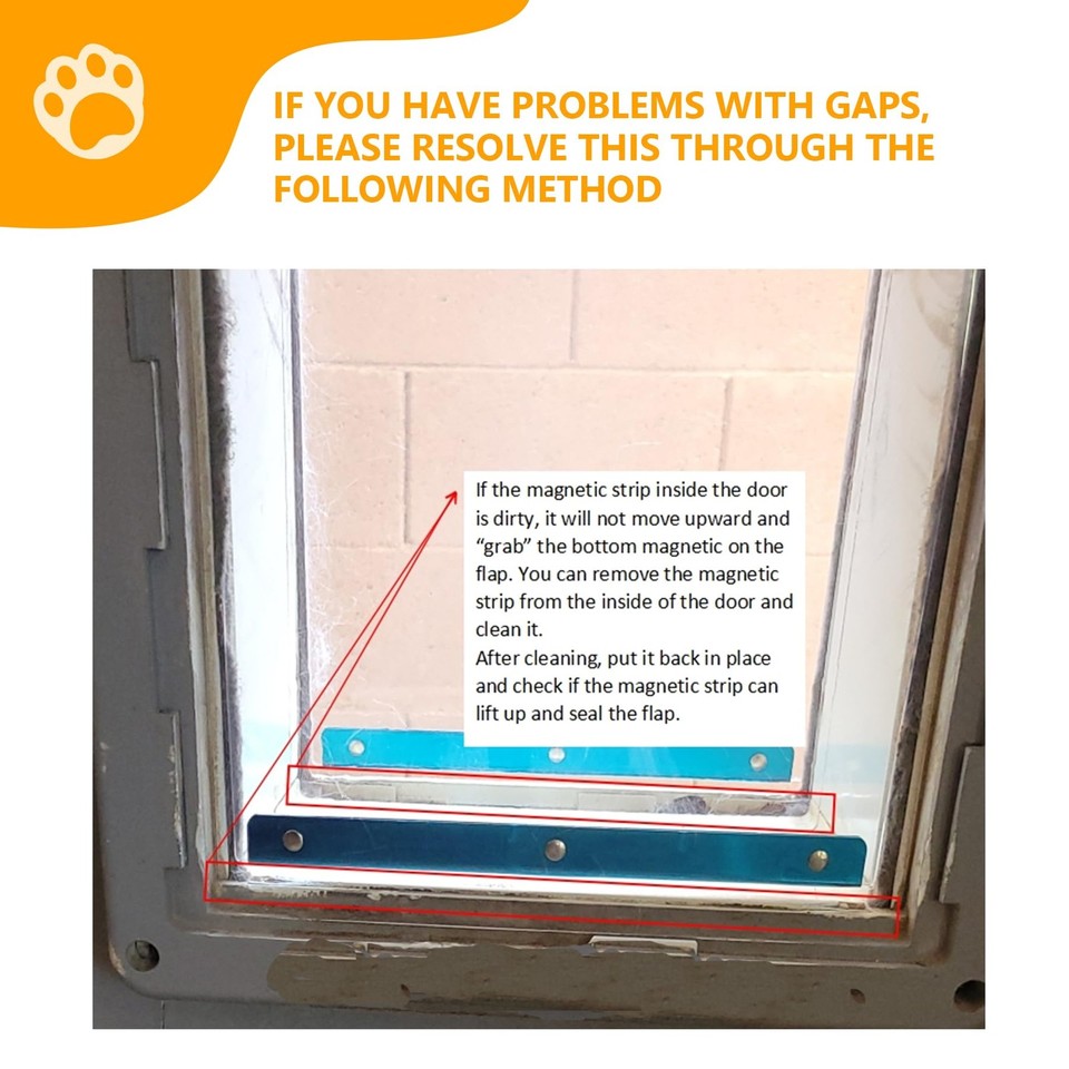 2 pack dog door replacement flaps compatible with ruff weather xl dog ...