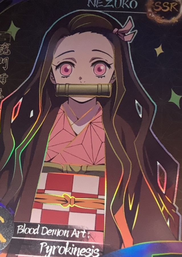 Nezuko Kamado Demon Slayer Card Signed by Voice actor Abby Trott | eBay