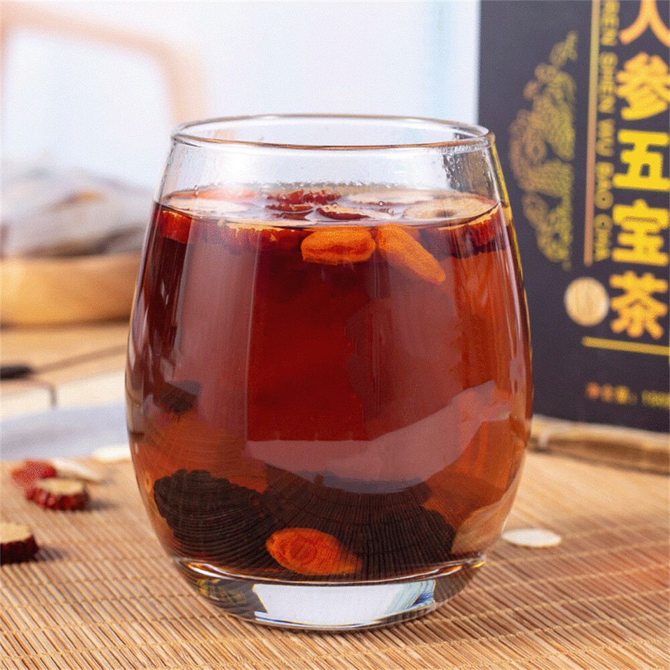 Kidney Tea Formula Ginseng Six Treasure Tea, Kidney Tea Chinese Herbal ...