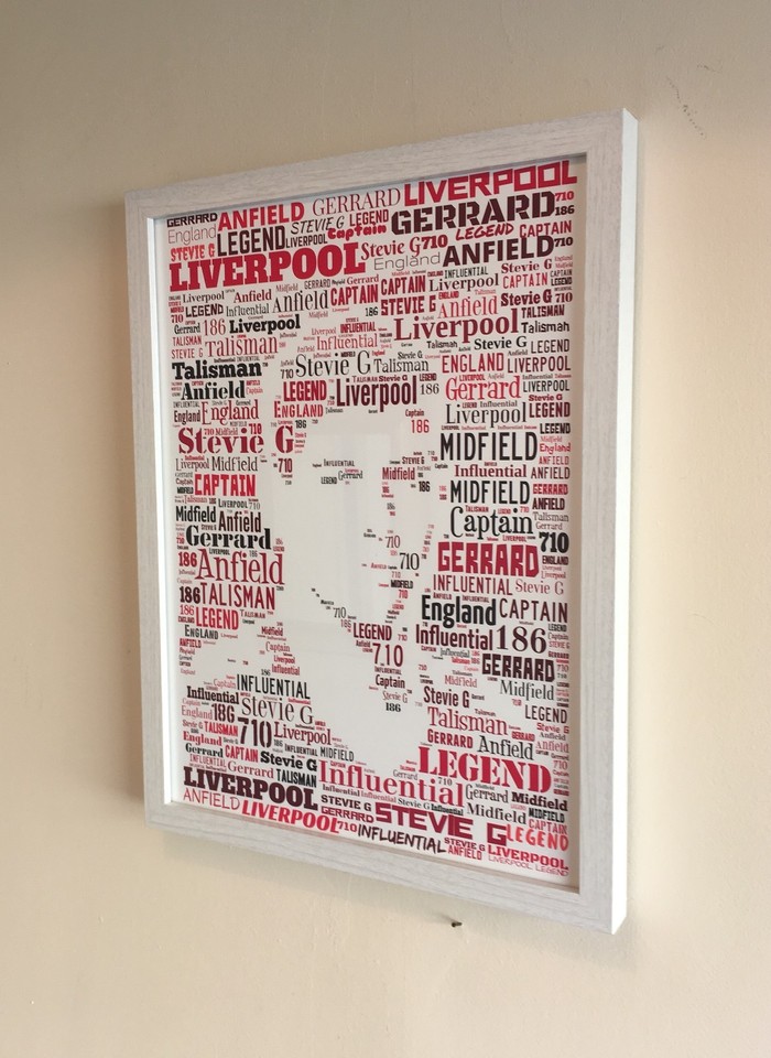 Steven Gerrard Liverpool FC Stevie G Art Collectable/Memorabilia ...