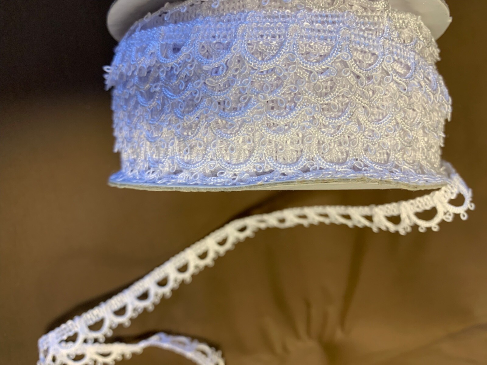 White picot loop braid trim, 1/2” poly, sold in 2 yard increments | eBay