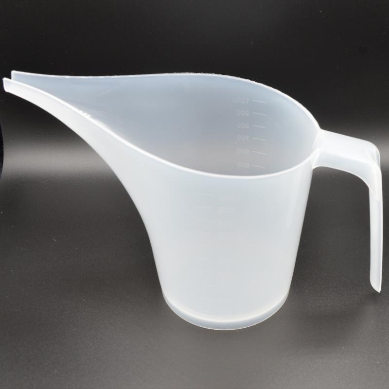 1 Liter Funnel Pitcher Liquid Measure Jug with Graduated Surface Baking ...