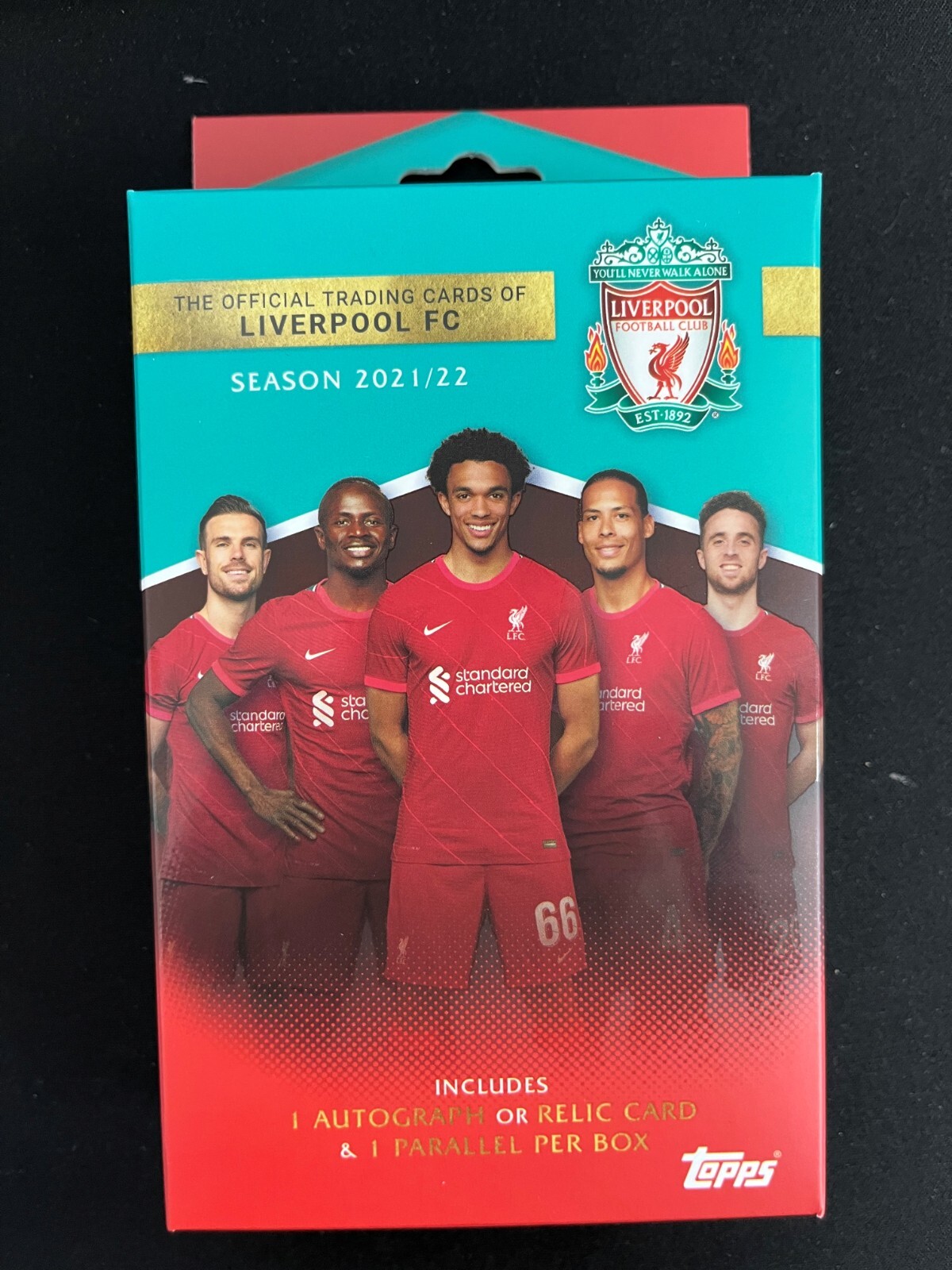 2021-22 Topps LIVERPOOL FC The Official Trading Card Team Set Box. | eBay