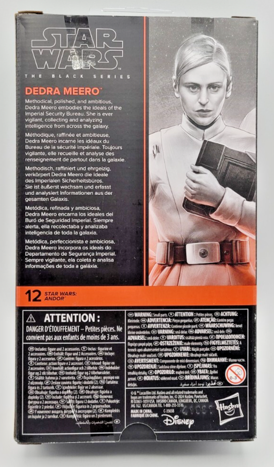 Hasbro Star Wars Black Series Andor 12 Dedra Meero 6" Figure New Sealed ...