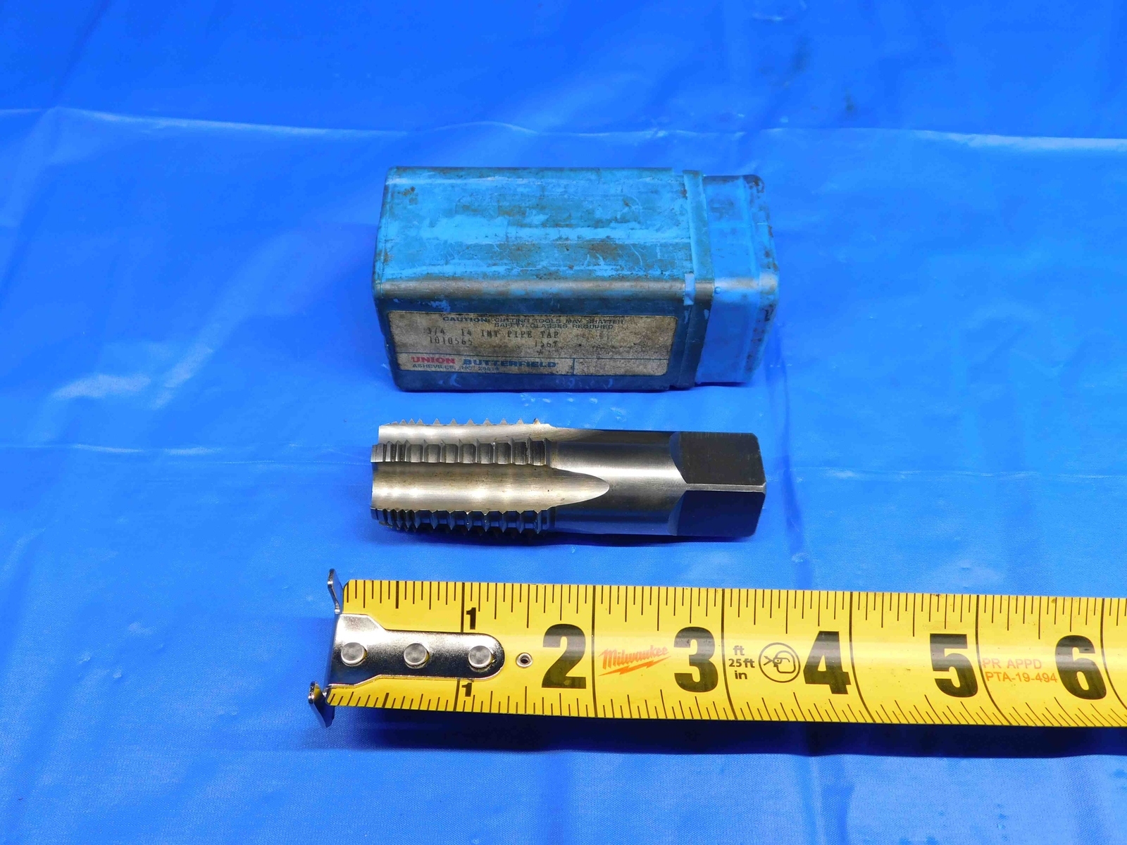 UNION BUTTERFIELD 3/4 14 NPTF HSS PIPE TAP 5 INTERRUPTED TOOTH FLUTE ...