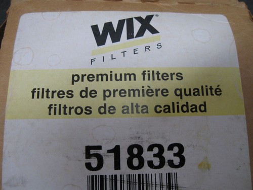 Engine Oil Filter-DIESEL Wix 51833 for sale online | eBay