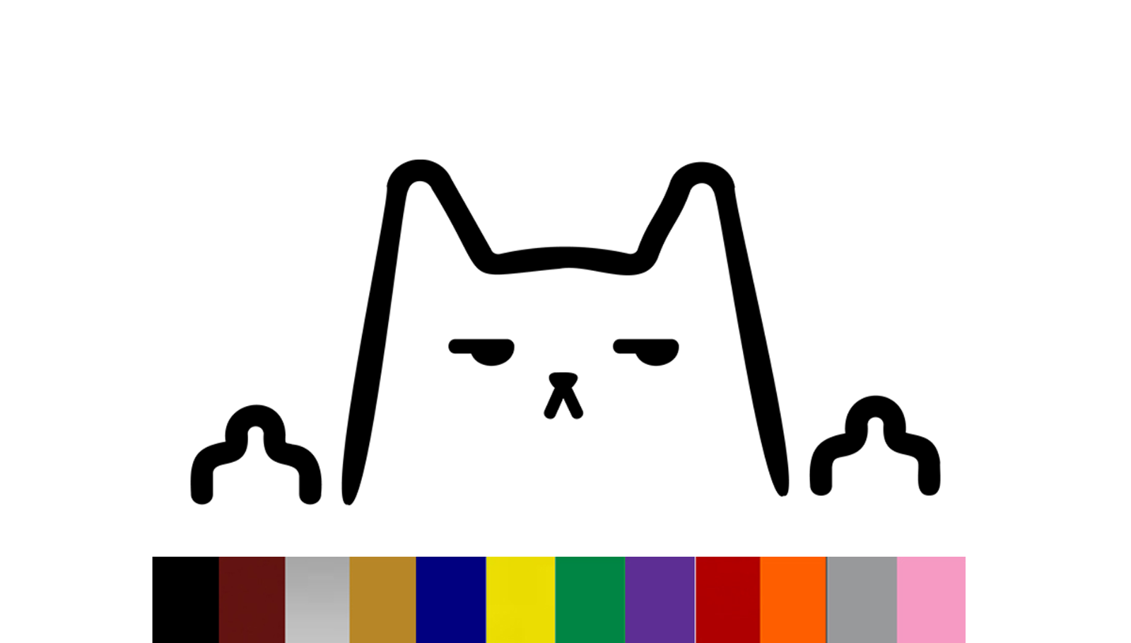 Flipping Off Cat Vinyl Decal Sticker | Cat Mom | Cat | Funny | Car ...