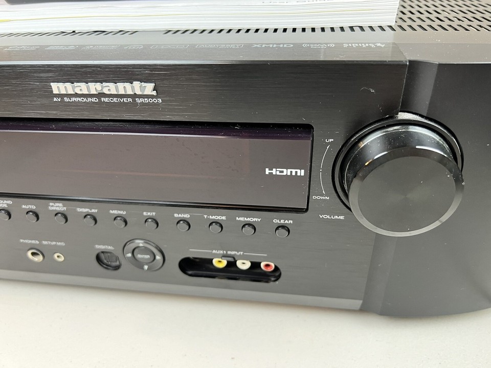 Marantz SR5003 AV Surround Stereo Receiver 7.1 Channel Bundle Manual ...