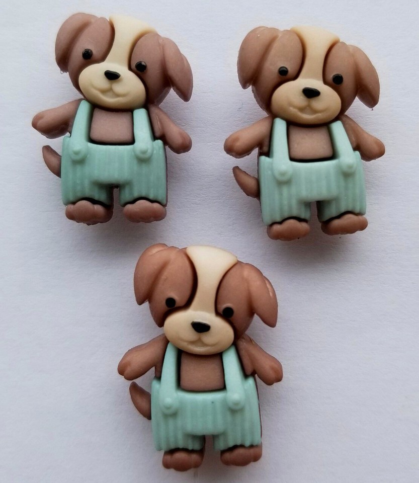 Dress It Up Craft Buttons FOREVER FRIENDS Animal Fox Cat Dog Mouse ...
