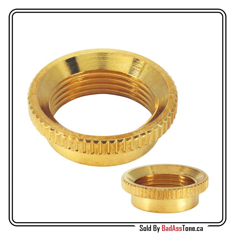 Switchcraft Deep Recessed Nut for Les Paul Toggle Switches - Gold | eBay