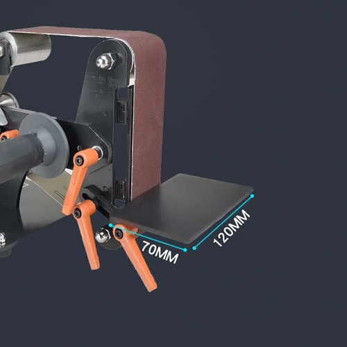 730x50MM Mini Belt Sander Machine Hand-Held Bracket Angle Grinder ...