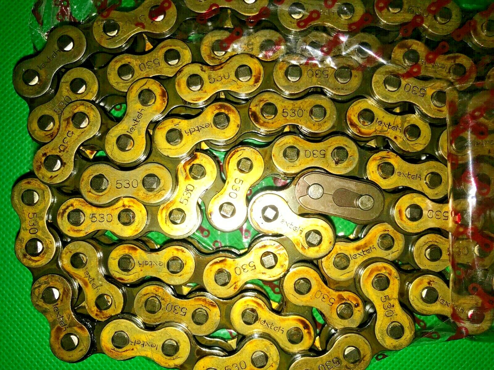 BUGGY HEAVY DUTY FINAL DRIVE CHAIN GOLD MOTOROMA AB150 & LAWNFLITE ...