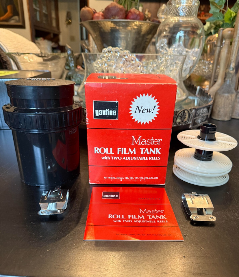 Yankee Master Roll Film Developing Tank + 2 Reels for 35mm 16mm 110 126 828 READ | eBay