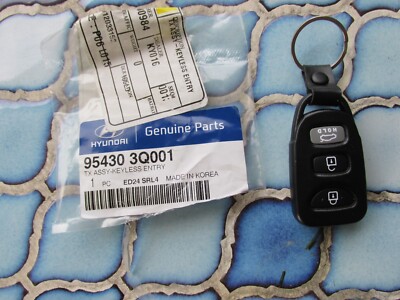 Genuine Hyundai Remote Control Transmitter for Keyless Entry and Alarm ...