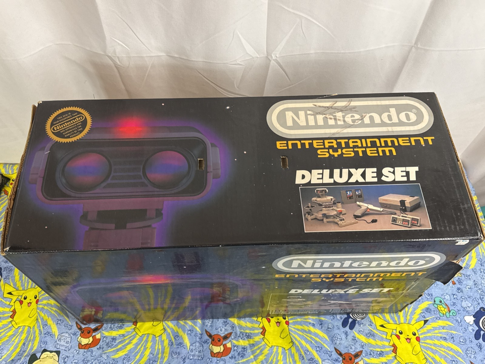 NES Nintendo R.O.B. Rob the Robot In Original Box And Styrofoam. Good ...