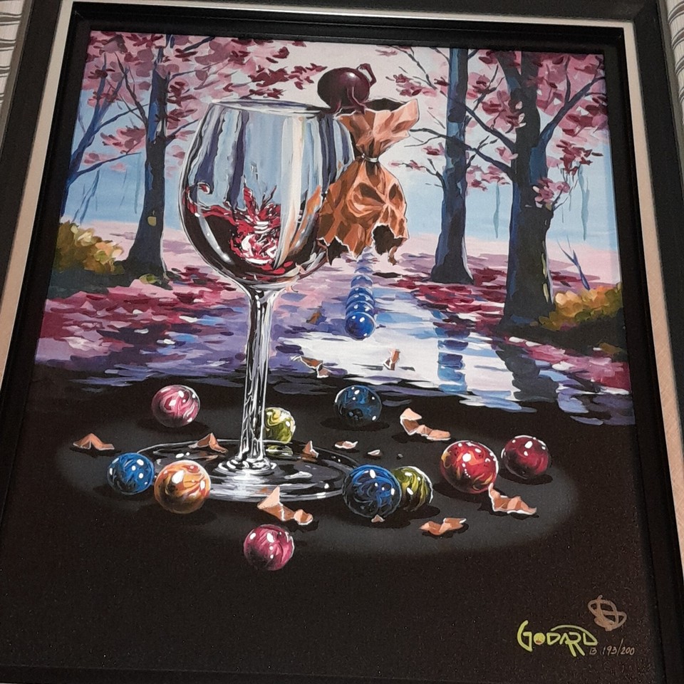 Michael Godard I Lost My Marbles Hand embellished Giclee on Canvas | eBay
