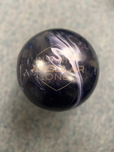 EBONITE INSANITY ANGULAR ONE RARE OVERSEAS Bowling Ball Used 15 Lb MADE ...