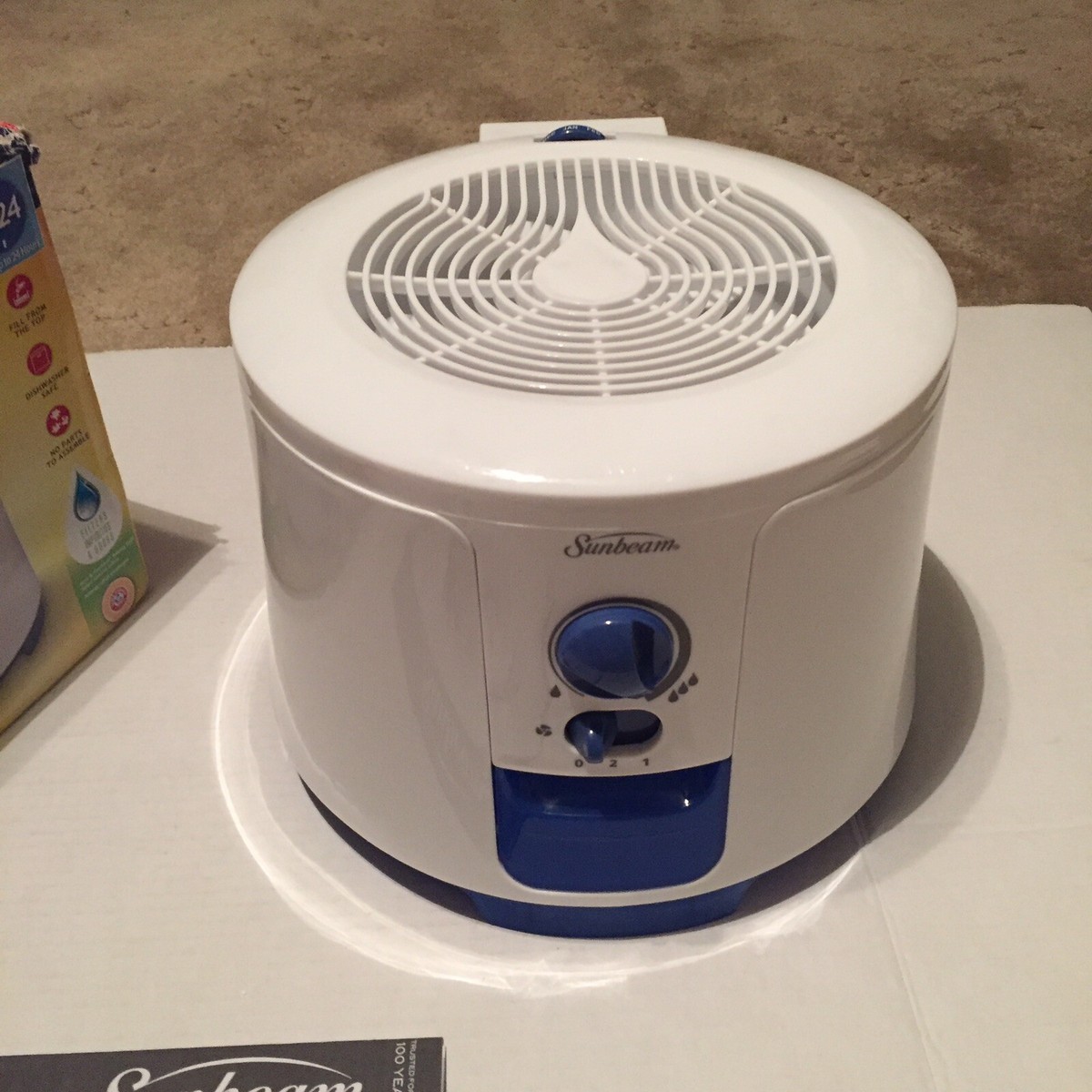 Sunbeam Cool Mist Humidifier Hunter HHU400 WHT Aspire Ultrasonic Cool