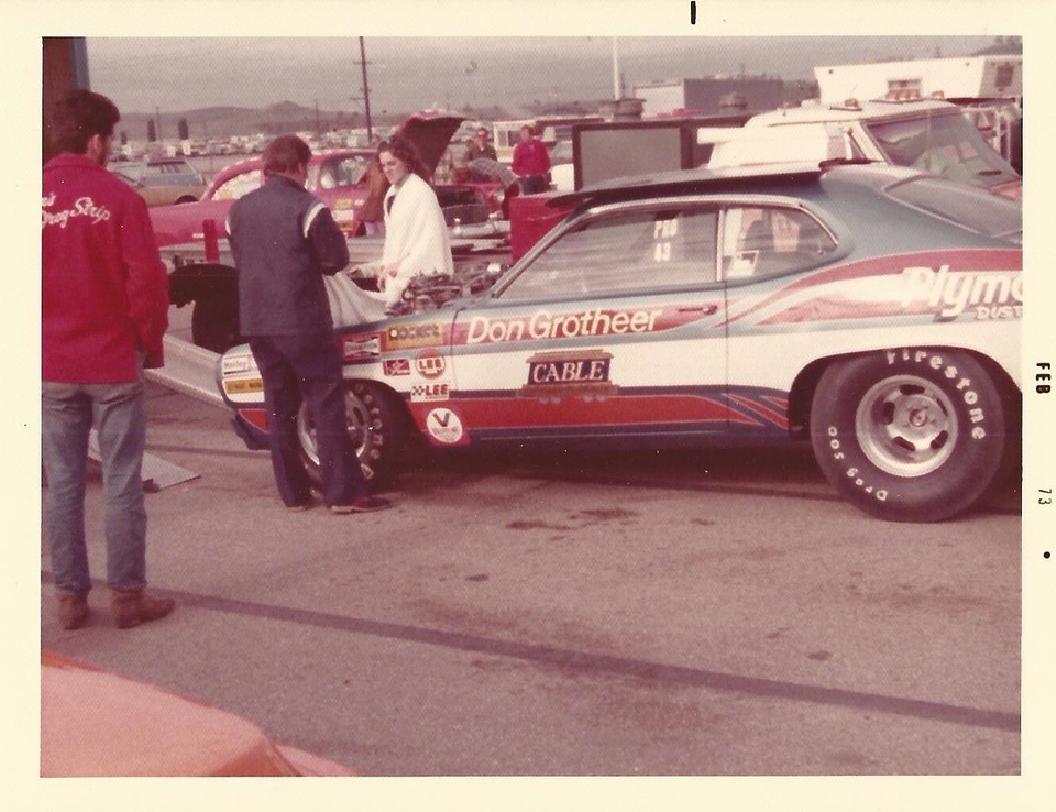 1/25 DON GROTHEER'S 1973 PLYMOUTH DUSTER PRO STOCK/COMP. RESINS/MPC ...